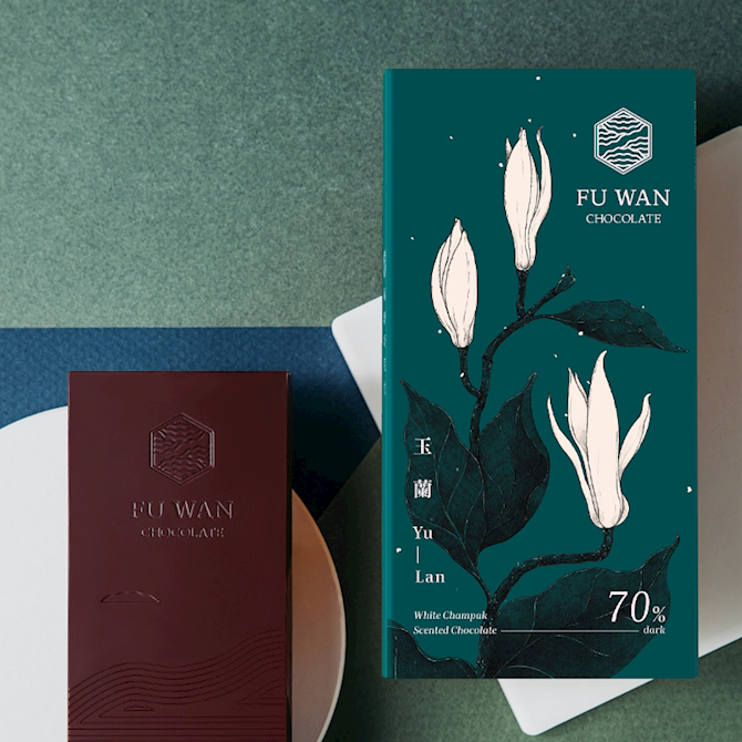 Fu Wan Chocolate White Champak Scented Chocolate 70% - Best Gourmet ...