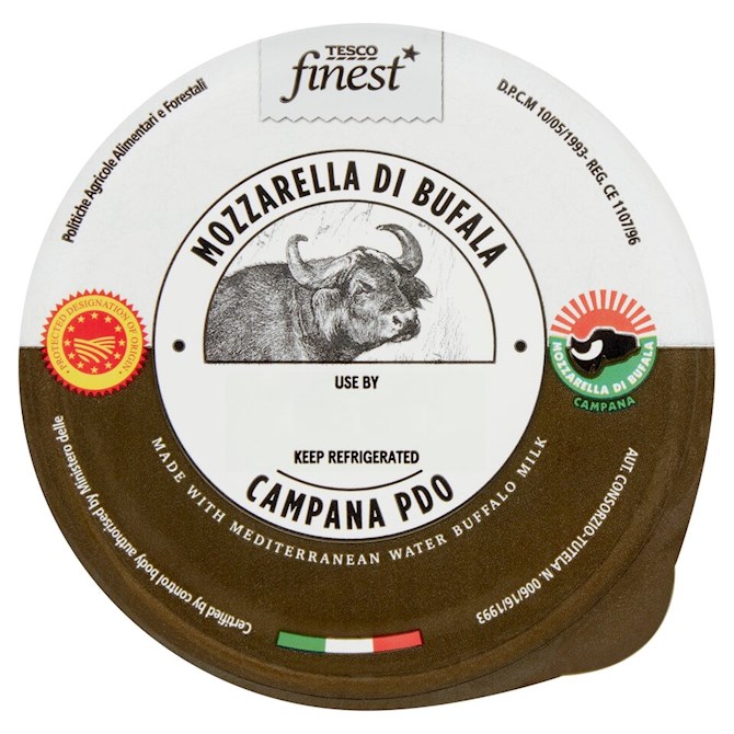 Tesco Buffalo Mozzarella 240g - Best Gourmet Products | TasteAtlas