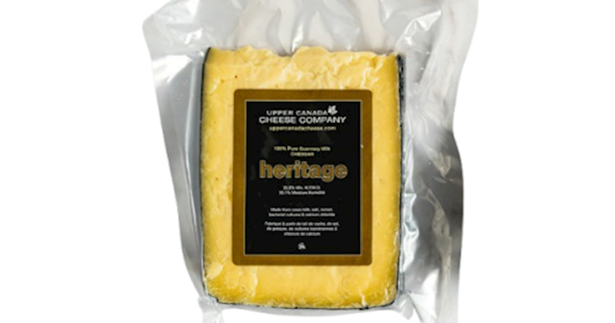 Upper Canada Cheese Heritage Cheddar - Best Gourmet Products | TasteAtlas