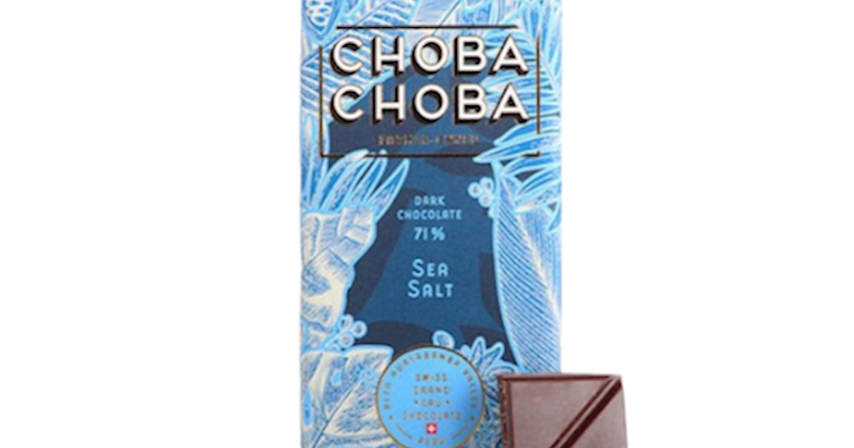 Choba Choba Dark Chocolate 71% with Sea Salt - Best Gourmet Products ...