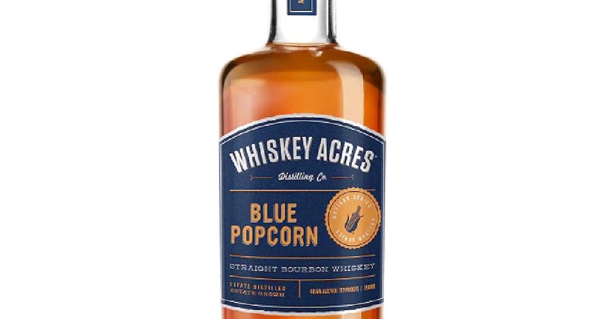 Whiskey Acres Blue Popcorn Bourbon - Best Gourmet Products | TasteAtlas