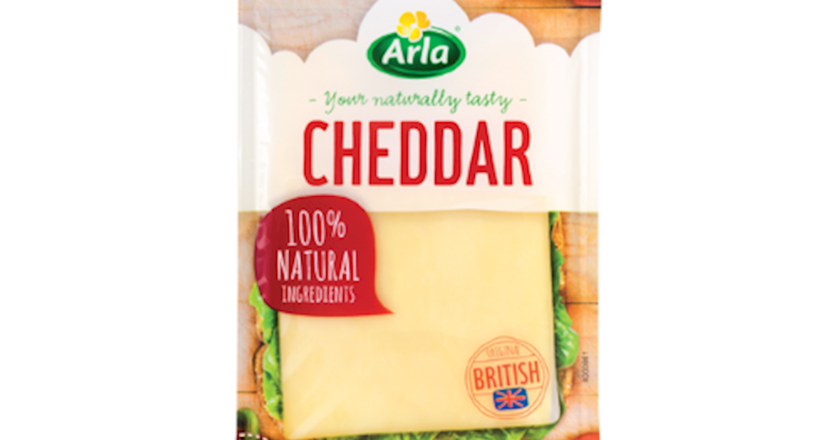 Arla Sliced Cheese - White Cheddar - Best Gourmet Products | TasteAtlas