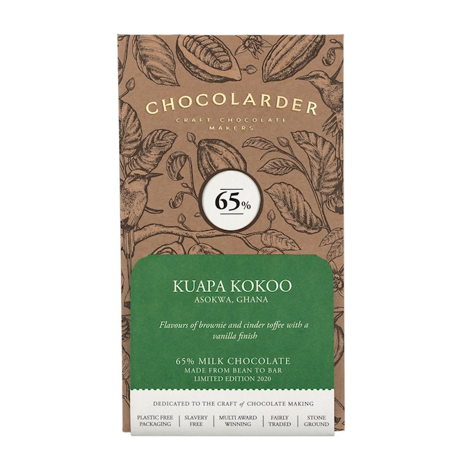 Chocolarder Kuapa Kokoo 65% Dark Milk - Best Gourmet Products | TasteAtlas