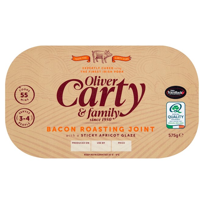 Oliver Carty & Family Organic Roasting Bacon Joint - Best Gourmet ...
