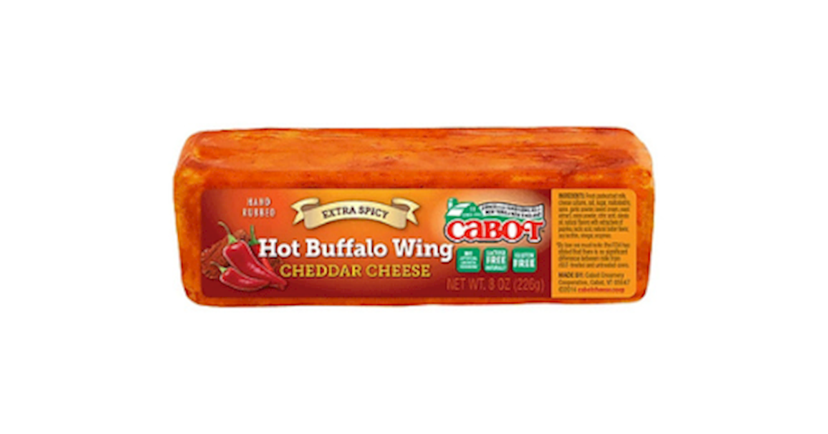Cabot Creamery Hot Buffalo Wing Cheddar - Best Gourmet Products ...