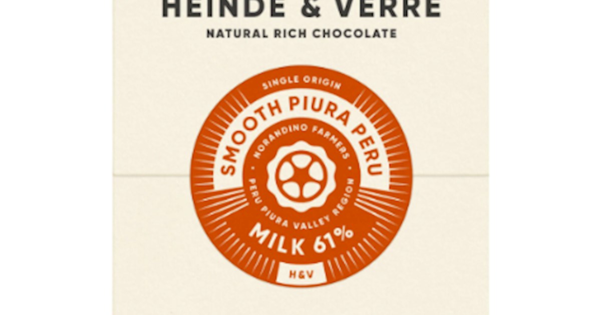 Heinde & Verre Smooth Piura Peru Milk 58% - Best Gourmet Products ...