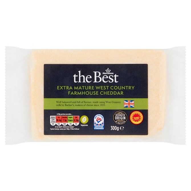 Morrisons West Country Farmhouse Cheddar - Best Gourmet Products ...