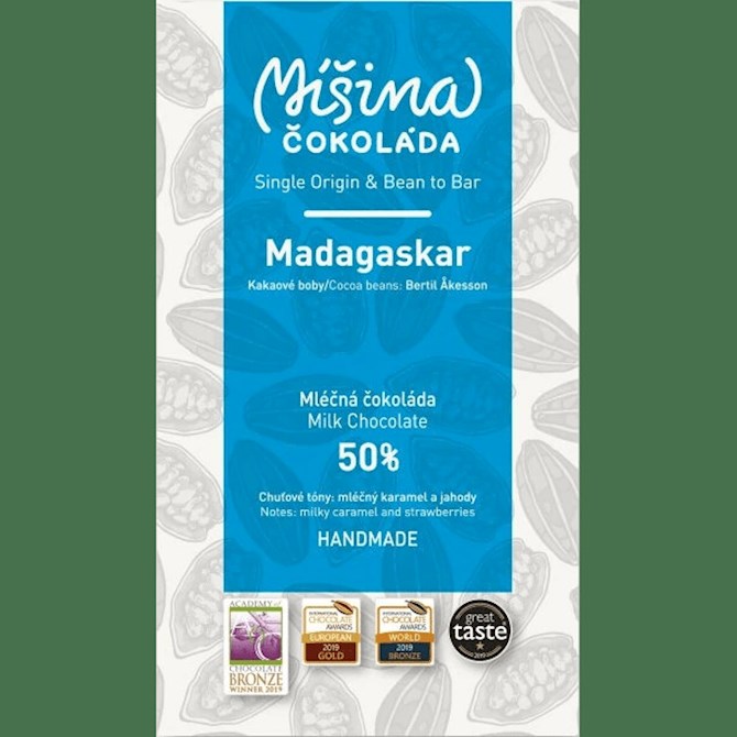 Míšina Čokoláda Madagascar Milk 50% - Best Gourmet Products | TasteAtlas