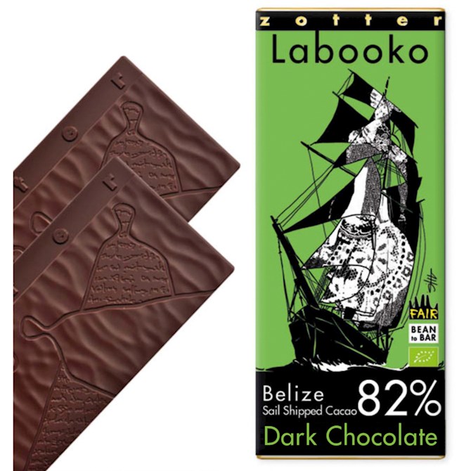 Zotter Labooko Dark Chocolate Belize 82%° - Best Gourmet Products ...