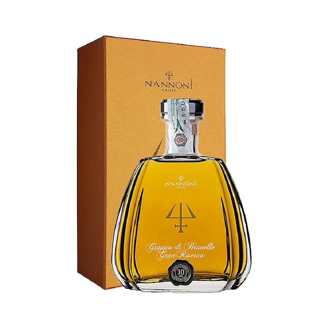 Nannoni Grappe Grappa Di Brunello, Riserva 10 Anni - Best Gourmet Products | TasteAtlas