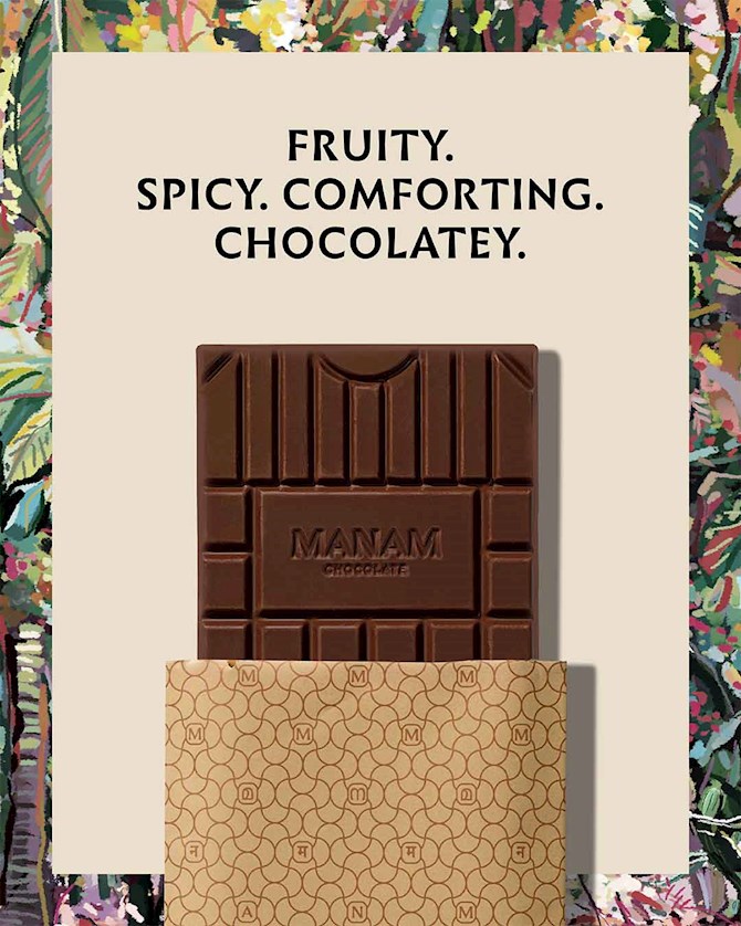 Manam Chocolate 66% Dark Chocolate, Single Origin, Idukki, Kerala ...