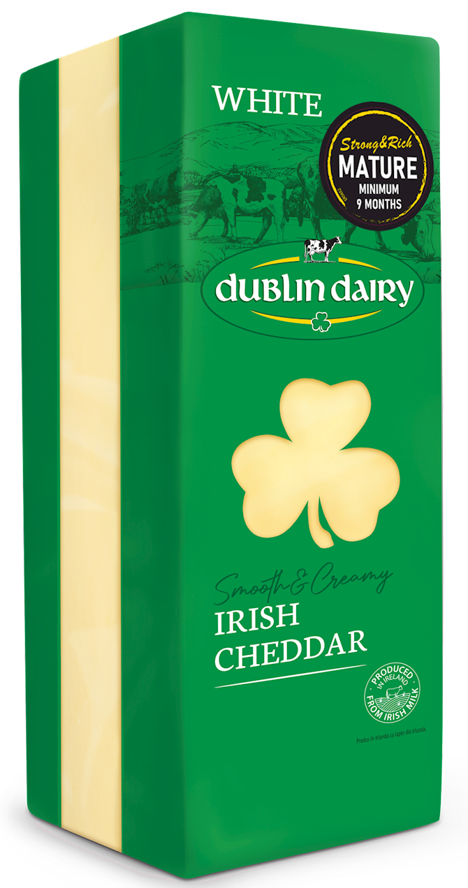 Dairygold Food Ingredients Irish White Mature Cheddar 90x45x17g Slice ...