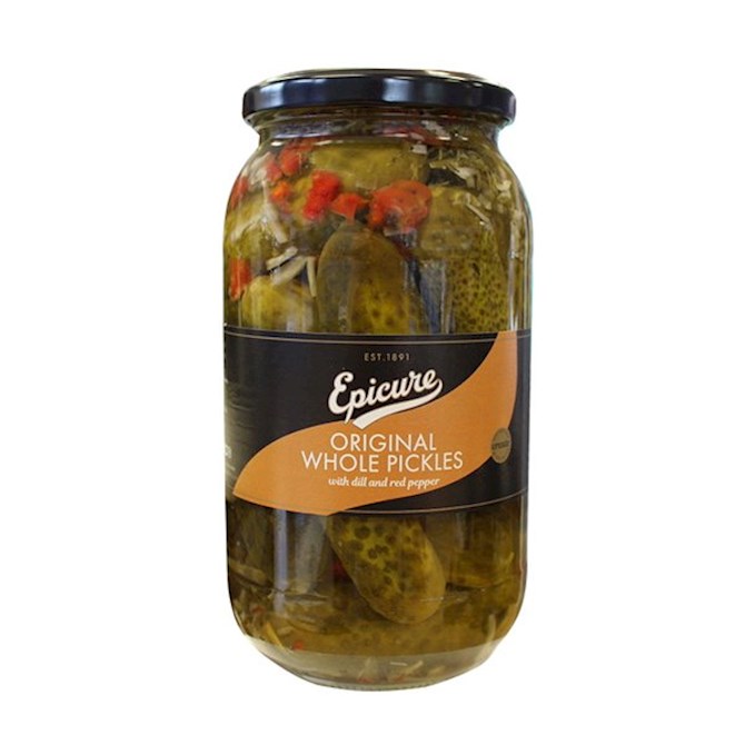 Epicure Original Whole Pickles with Dill & Red Pepper - Best Gourmet ...