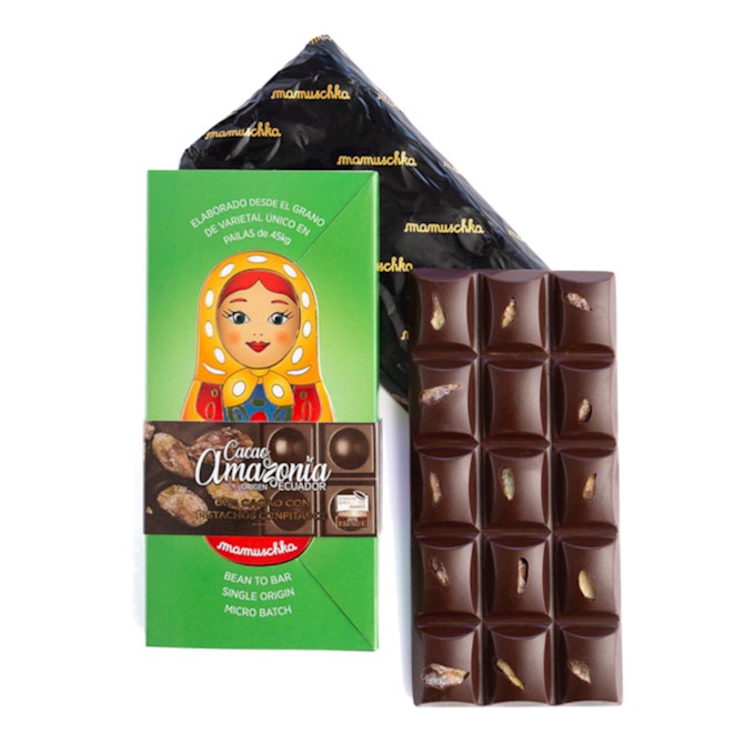 Mamuschka Pistacho Caramelizado Bañado En Chocolate - Best Gourmet ...