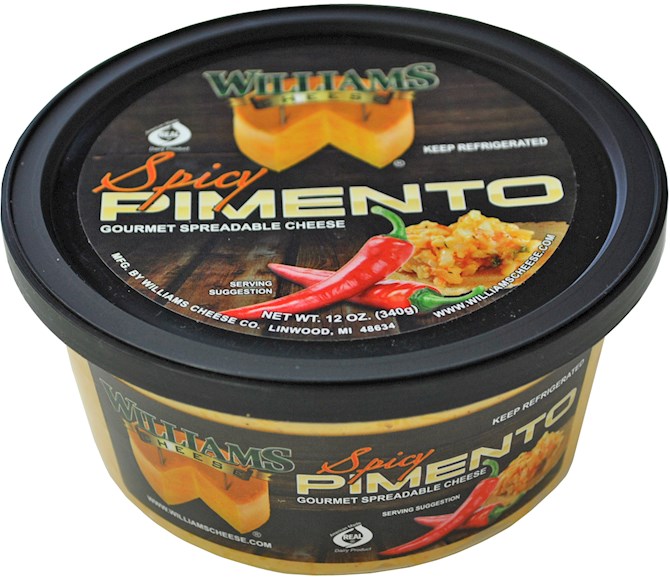 Williams Cheese Company Spicy Pimento Cheese Spread - Best Gourmet ...