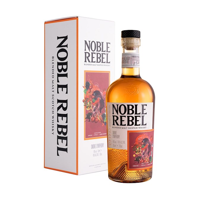 Noble Rebel Noble Rebel Smoke Symphony Blended Malt Scotch Whisky ...