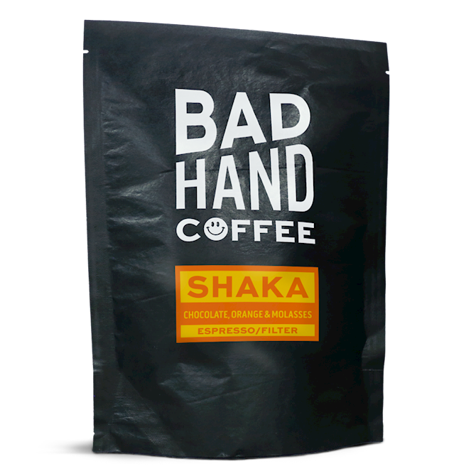 Bad Hand Coffee Shaka Espresso - Best Gourmet Products | TasteAtlas