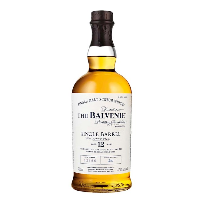 The Balvenie Distillery The Balvenie Single Barrel First Fill Aged 12 ...