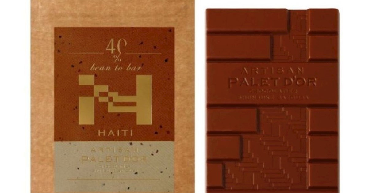 Chocolatier Palet D'or Artisan Tablet Haiti 40% - Best Gourmet Products ...