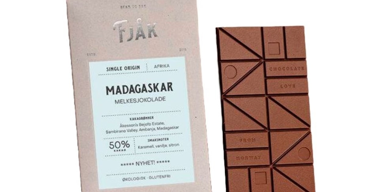 Fjåk Chocolate 50% Milk Madagascar - Best Gourmet Products | TasteAtlas