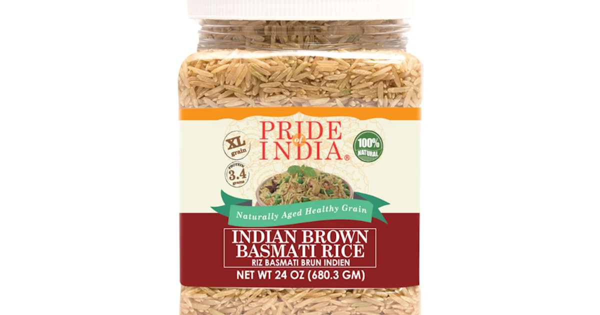 Pride of India Extra Long Indian Brown Basmati Rice - Best Gourmet ...