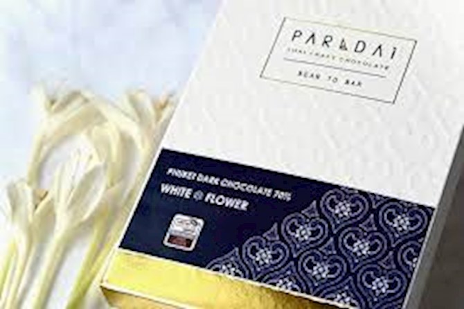 PARADAi Chocolate Phuket dark 70% White flowers - Best Gourmet Products ...