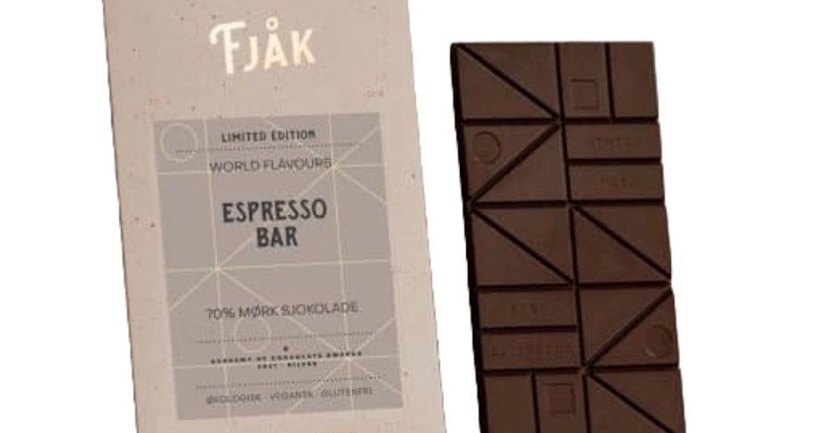 Fjåk Chocolate 70% Dark Espresso - Best Gourmet Products | TasteAtlas