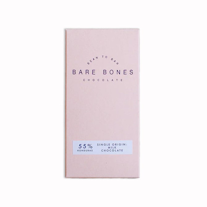 Bare Bones Chocolate 55% Honduras Milk - Best Gourmet Products | TasteAtlas