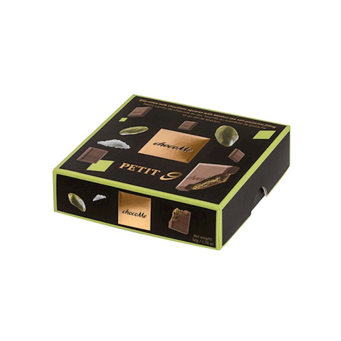 ChocoMe Petit 21 - Bite-sized Milk Chocolate Squares with Piemonte ...
