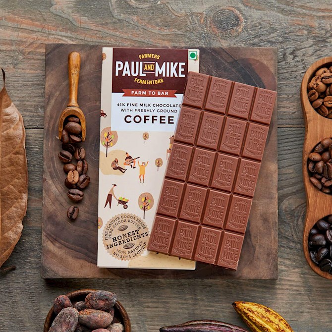 Paul and Mike Paul and Mike 41% Fine Milk Coffee Chocolate - Best Gourmet Products | TasteAtlas