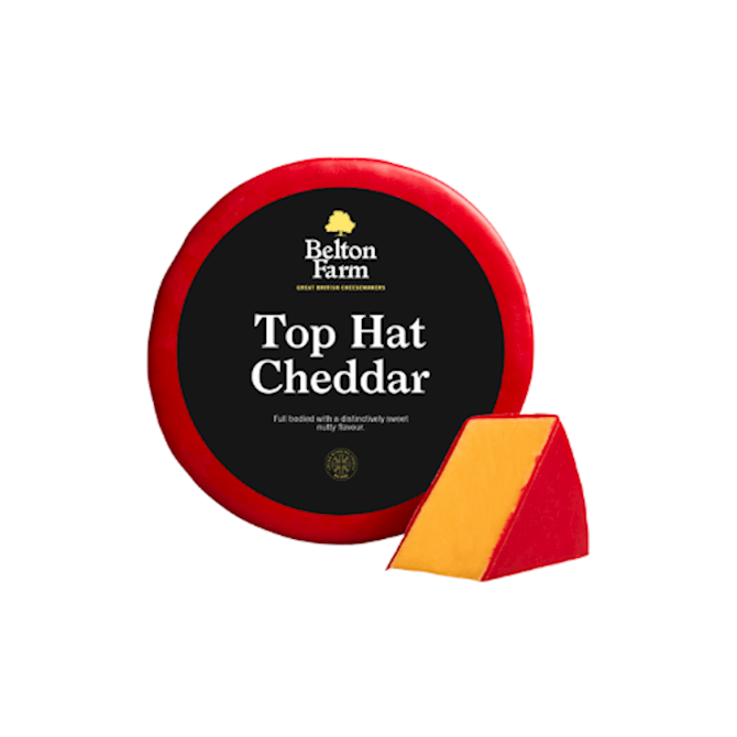 Belton Farm Mild Coloured Cheddar - Top Hat - Best Gourmet Products ...