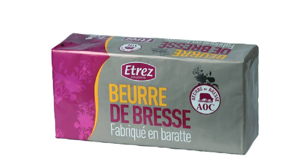 Laiterie Coopérative d'Etrez-Foissiat Bresse AOP Etrez Butter - Best ...