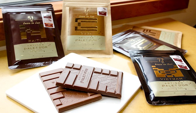 Chocolatier Palet D'or Artisan Tablet Haiti 40% - Best Gourmet Products ...