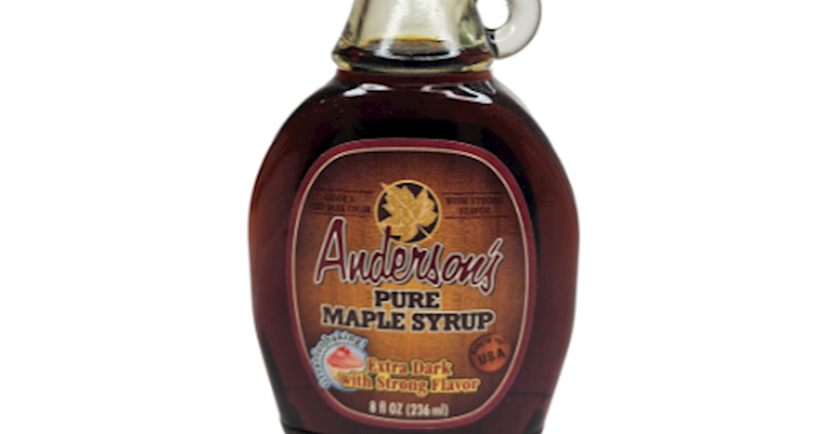 Anderson's Maple Syrup Very Dark Pure Maple Syrup - Best Gourmet ...