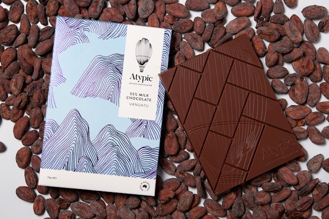 Atypic Chocolate 55% Lush Hazelnut Cascade - Best Gourmet Products ...