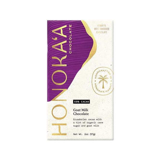 Honoka'a Chocolate Goat Milk Bar 55% Cacao - Best Gourmet Products ...