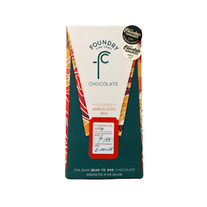 Foundry Chocolate Anamalai Estate, India 70% - Best Gourmet Products ...