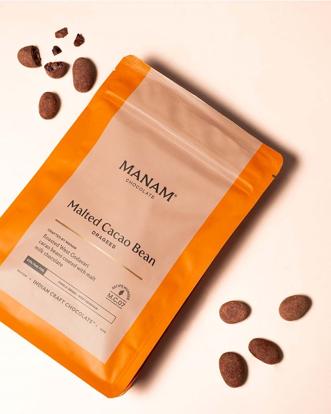 Manam Chocolate Malted Cacao Bean Dragees - Best Gourmet Products ...