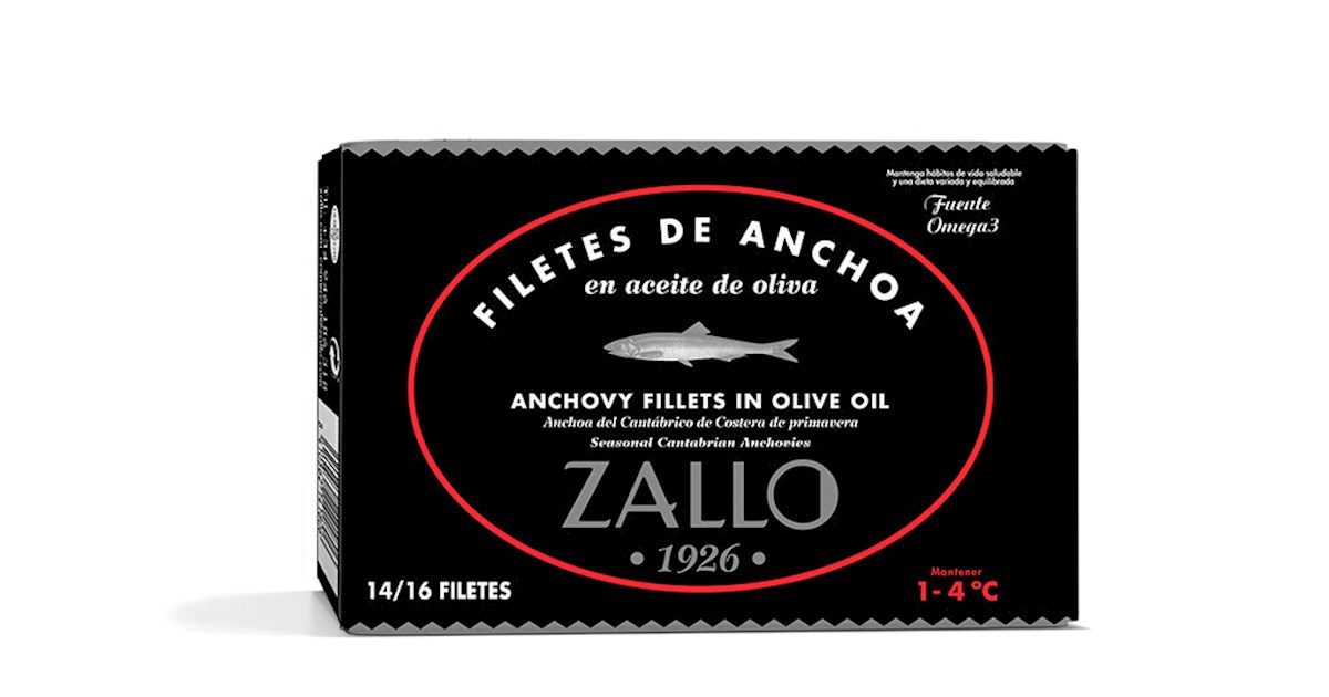Conservas Zallo Filetes de Anchoa en Aceite de Oliva - Best Gourmet ...