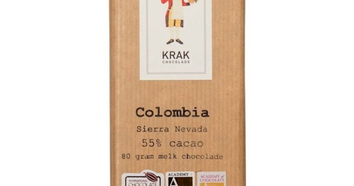 Krak Chocolade Colombia, Sierra Nevada 55% - Best Gourmet Products ...