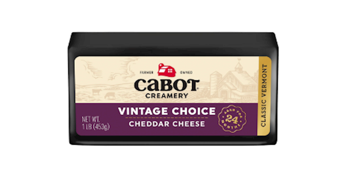 Cabot Creamery Vintage Choice Cheddar Cheese - Best Gourmet Products ...