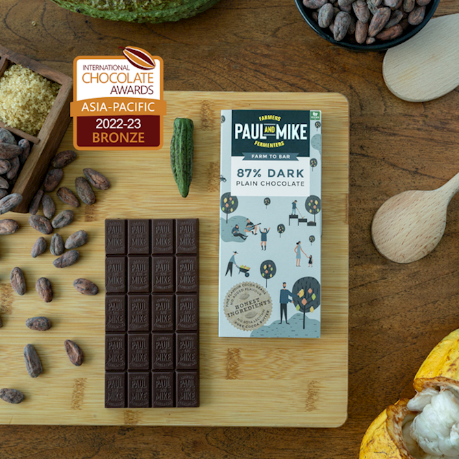 Paul and Mike 87% Dark Chocolate - Best Gourmet Products | TasteAtlas