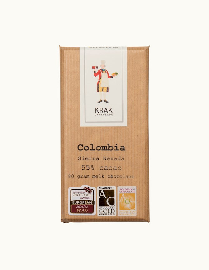 Krak Chocolade Colombia, Sierra Nevada 55% - Best Gourmet Products | TasteAtlas