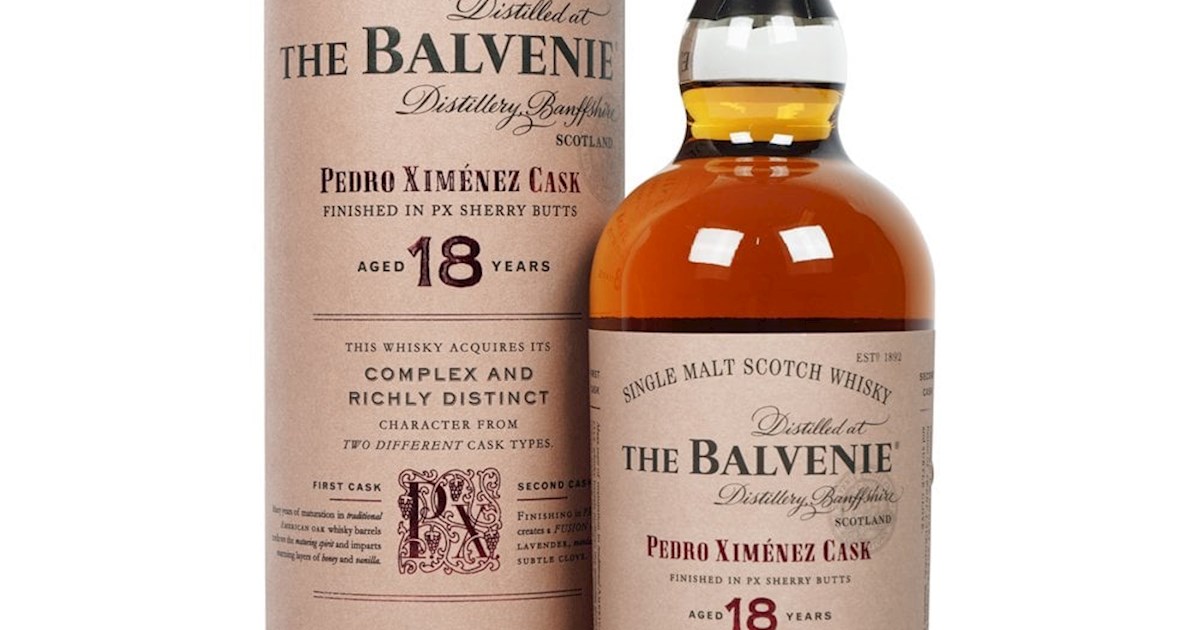The Balvenie Distillery The Balvenie Pedro Ximenez Aged 18 Years - Best ...