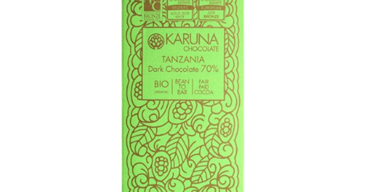 Karuna Chocolate Karuna Kokoa Kamili Tanzania 70% - Best Gourmet Products | TasteAtlas