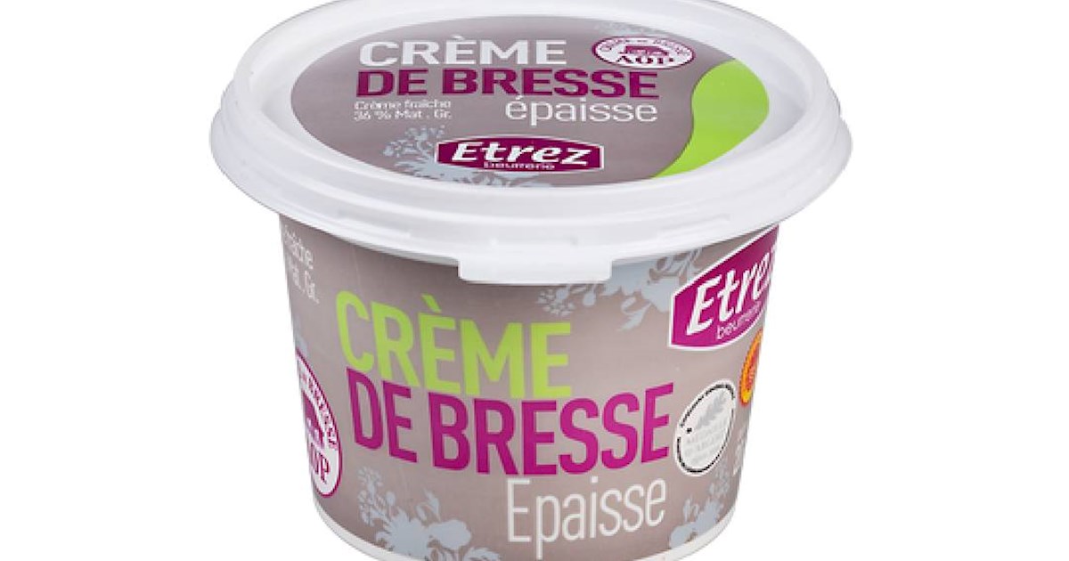 Laiterie Coopérative d'Etrez-Foissiat Crème de Bresse AOP Epaisse ...