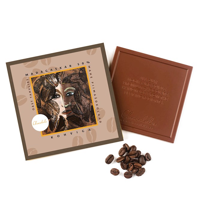 Chocokoo Organic Madagascar 50% Milk Chocolate with Madagascar Coffee ...