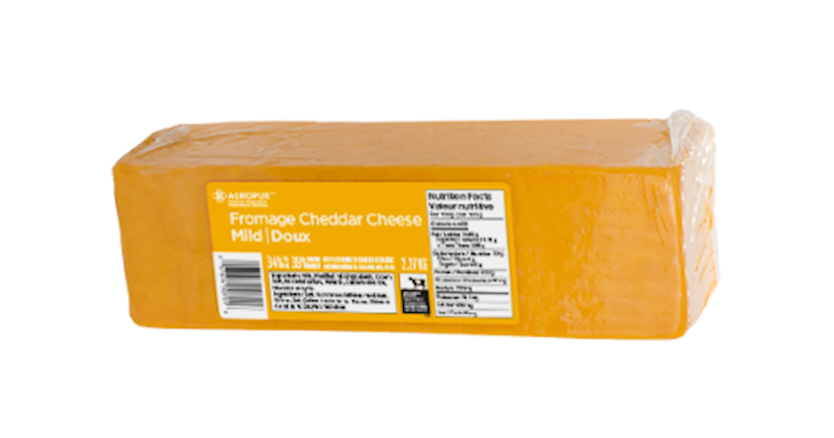 Agropur Mild Colored Cheddar - Best Gourmet Products | TasteAtlas