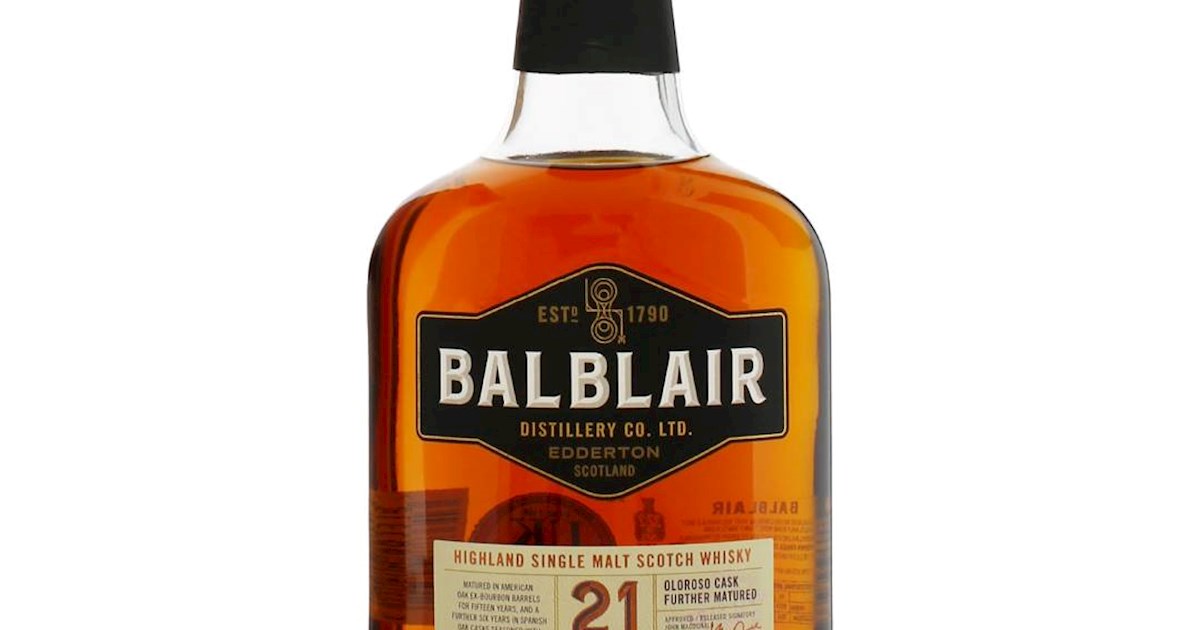 Balblair Distillery Balblair 21 YO Single Malt Scotch Whisky - Best ...