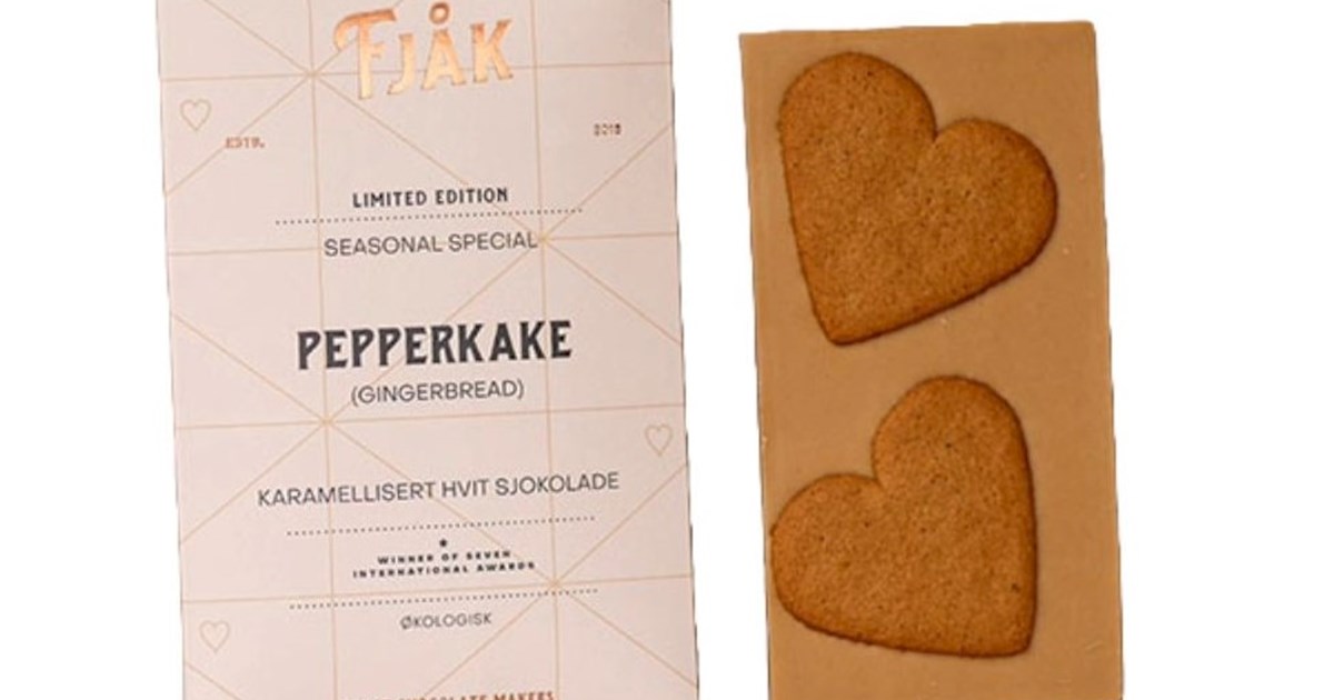 Fjåk Chocolate Caramelised White & Norwegian Gingerbread - Best Gourmet ...